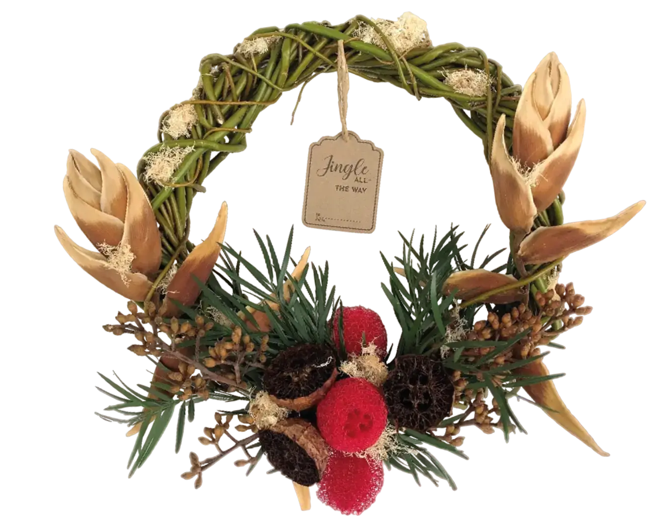 Tropical Xmas Wreaths - EC Flowers